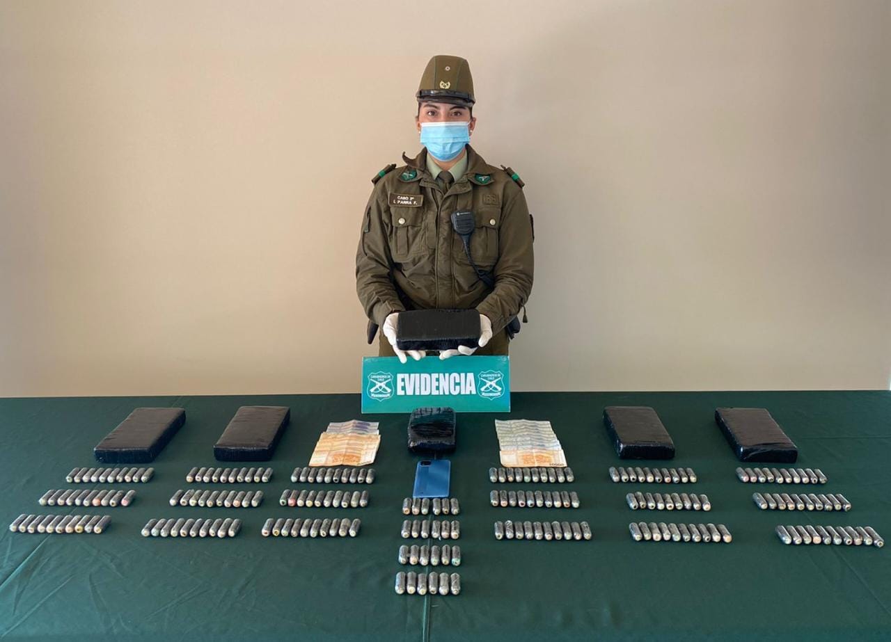 Carabineros decomisó 10 kilos de drogas como resultado de servicios en rutas – Iquique Hoy